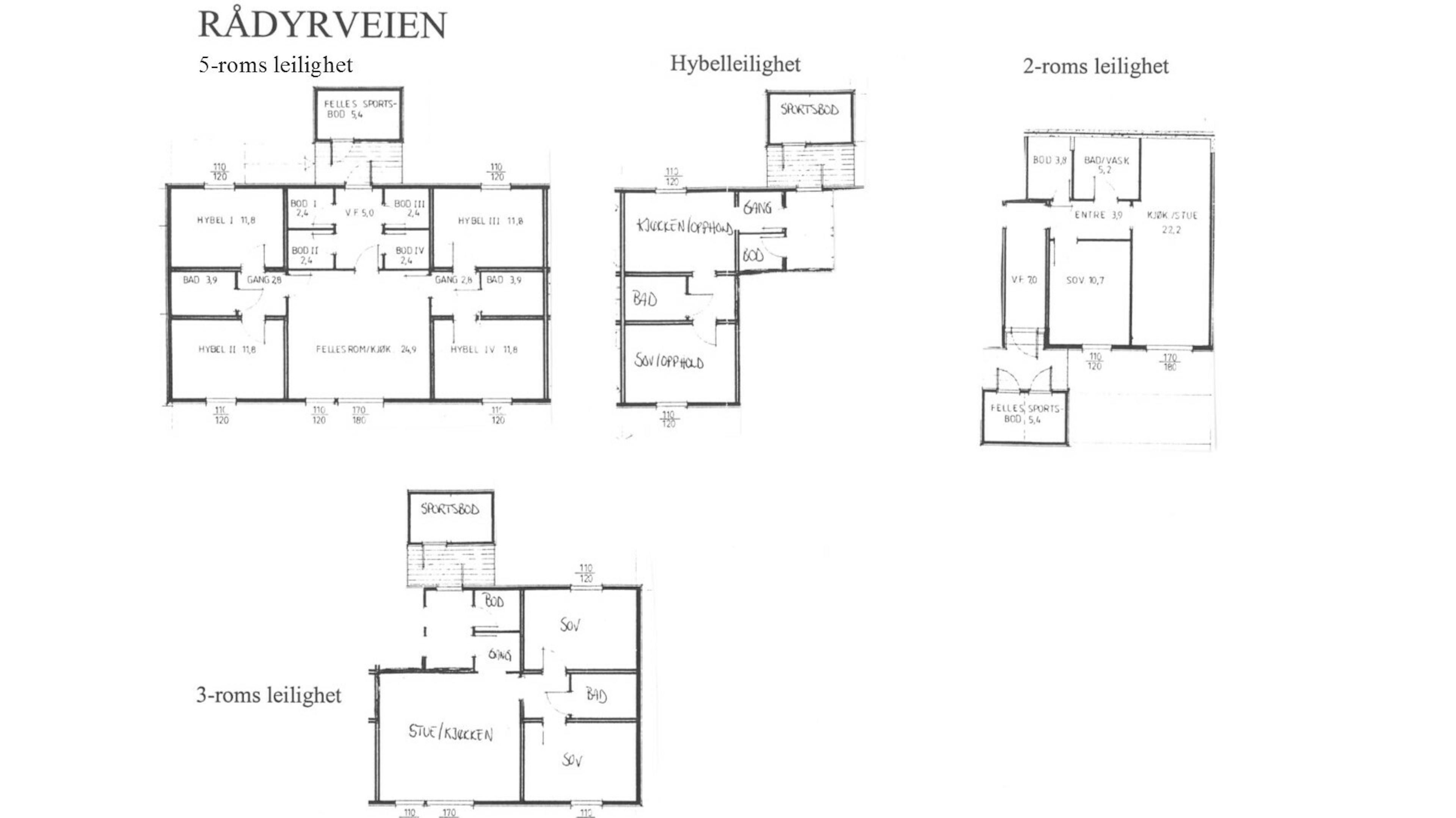 Samskipnaden | 5-roms leilighet